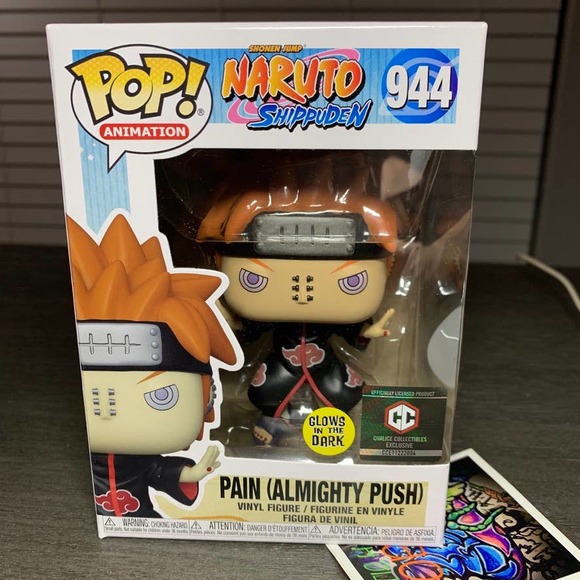 Funko | Other | Funko Pop Naruto Shippuden Gitd Pain Almighty Push 944 ...